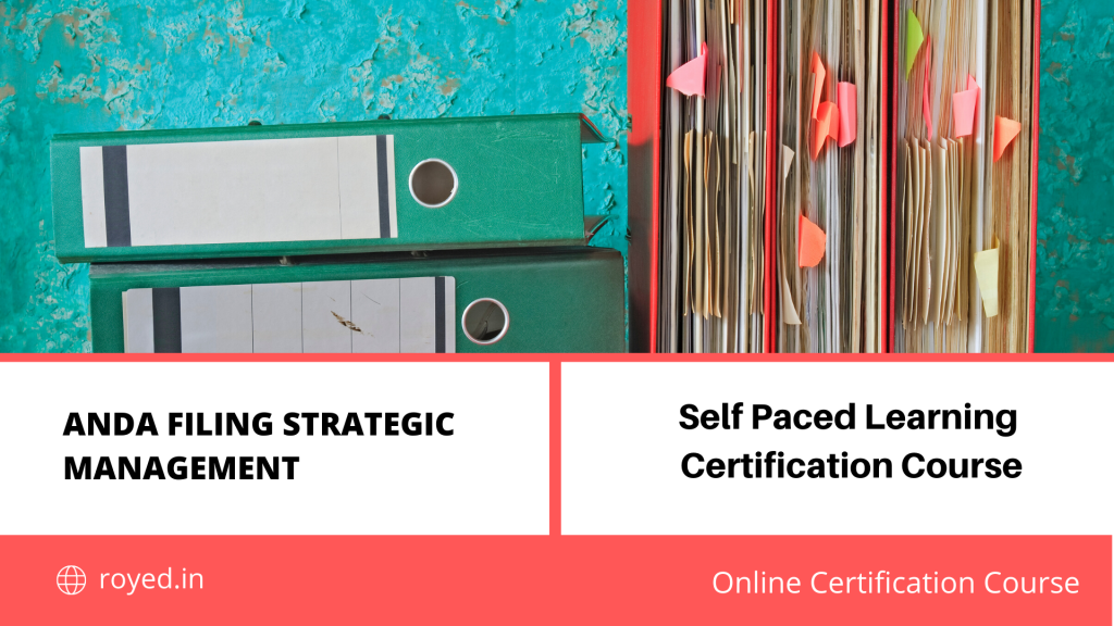 ANDA FILING STRATEGIC MANAGEMENT - Royed Training